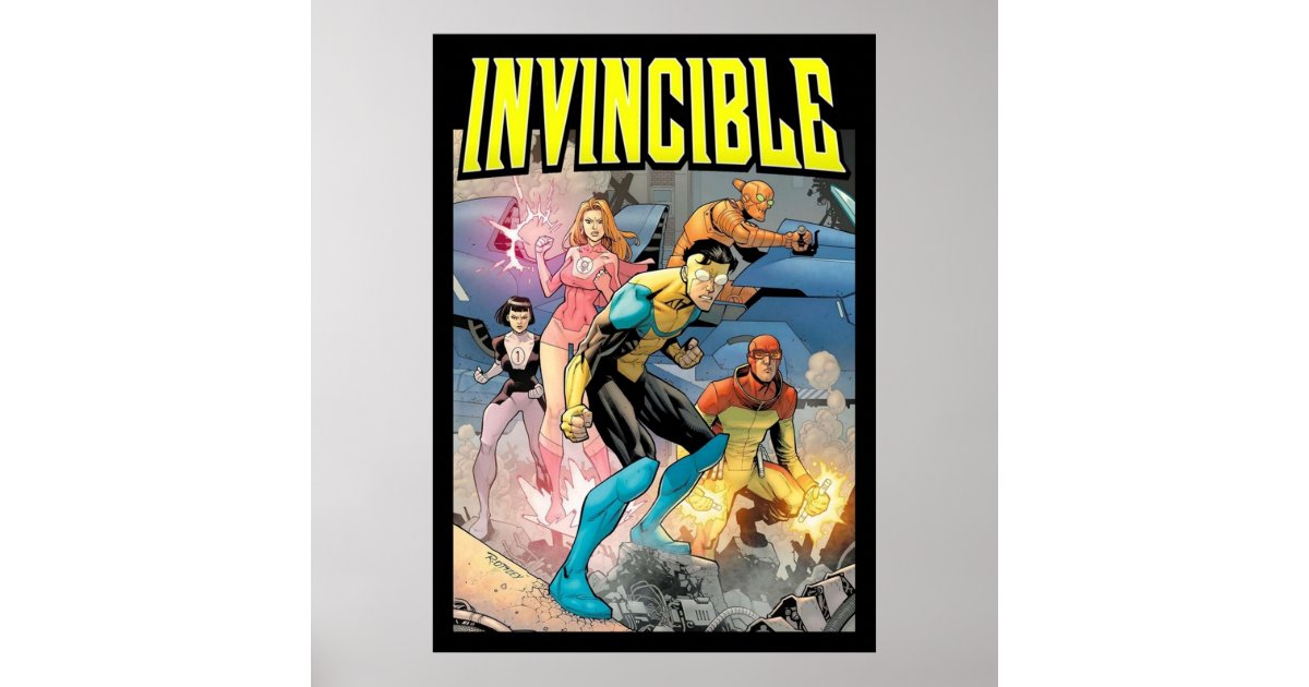 invincible cartoon poster | Zazzle