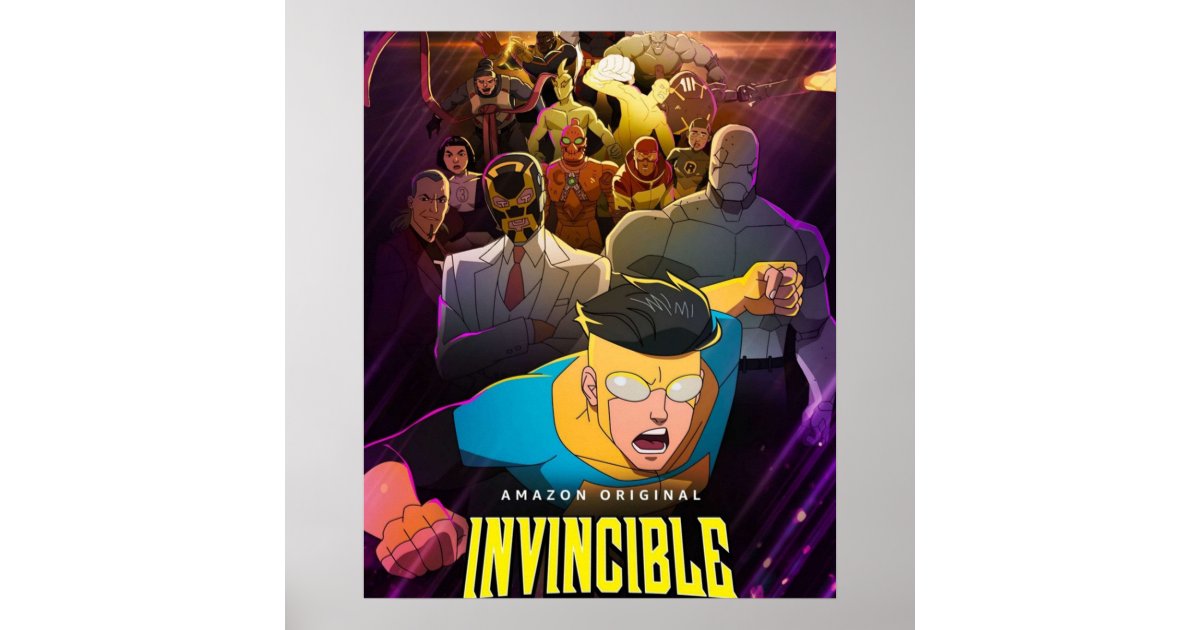 Invincible comics original comic poster | Zazzle