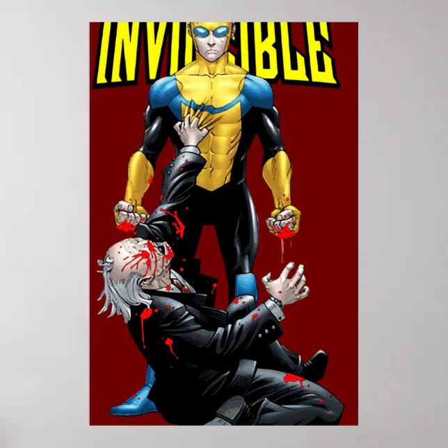 invincible hero art poster | Zazzle