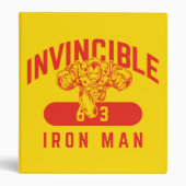 Invincible Iron Man Collegiate 63 Badge 3 Ring Binder | Zazzle