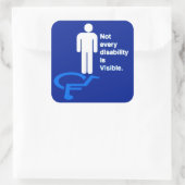 Invisible Disability Stickers | Zazzle