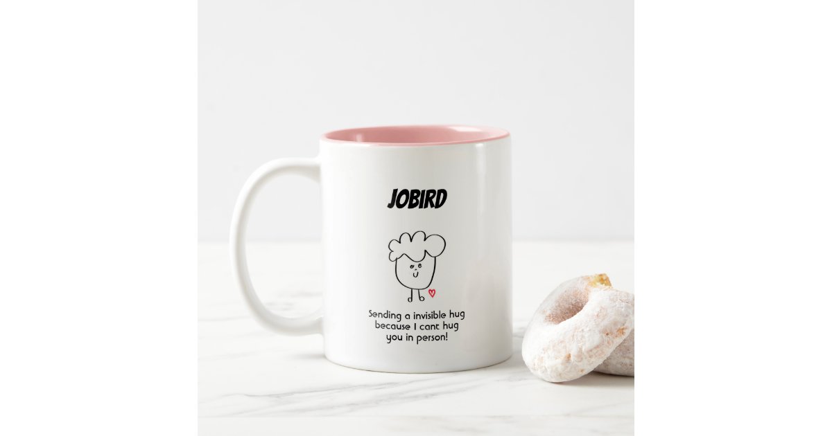 Invisible Hugs Customisable Two-Tone Coffee Mug | Zazzle