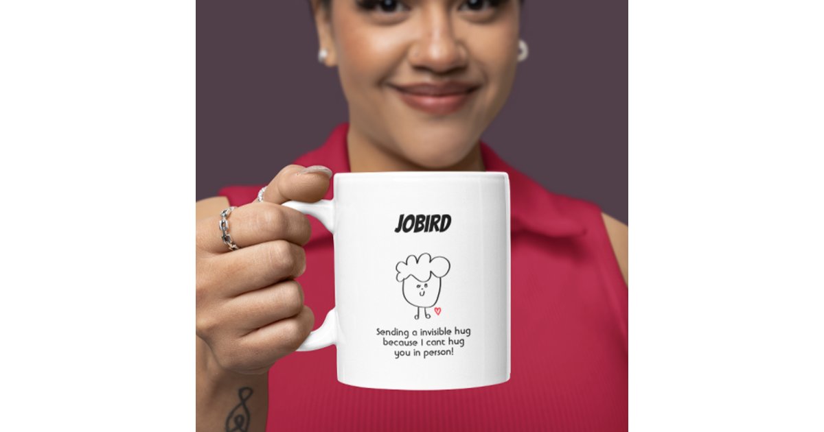 Invisible Hugs Customisable Two-Tone Coffee Mug | Zazzle