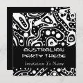 Invitation Australian Party Theme Be An Aussie | Zazzle