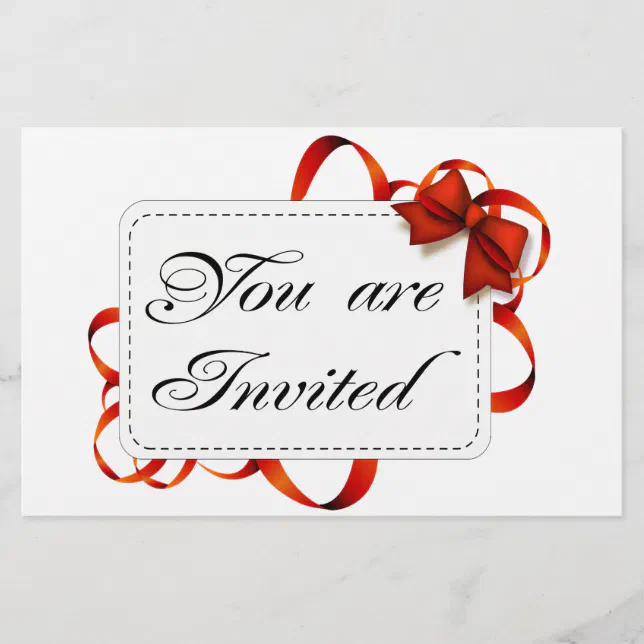 Invitation card >> You Are Invited | Zazzle