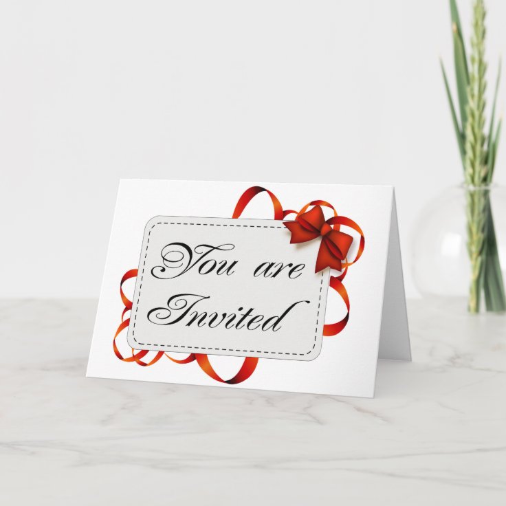 Invitation card >> You Are Invited | Zazzle