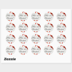 Invitation card >> You Are Invited Classic Round Sticker | Zazzle