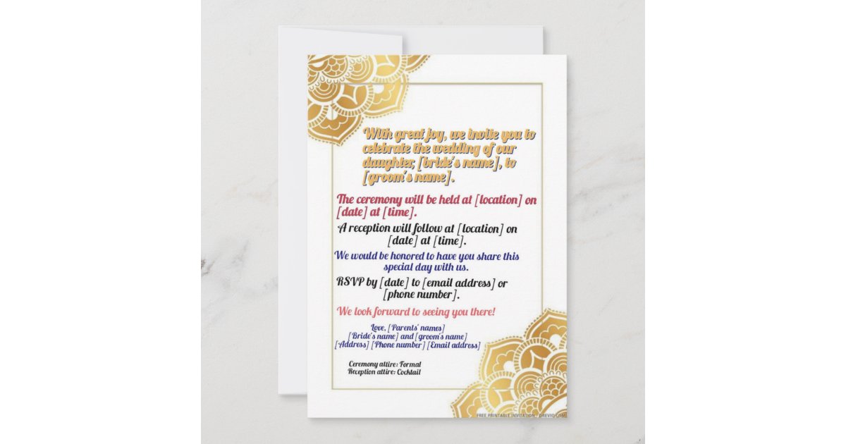 invitation cards | Zazzle