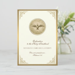 Invitation Catholic Ordination to Holy Priesthood | Zazzle