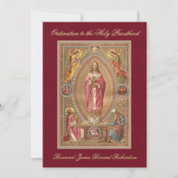 Invitation Catholic Ordination to Holy Priesthood | Zazzle