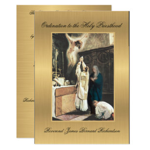 Priest Ordination Invitations | Zazzle