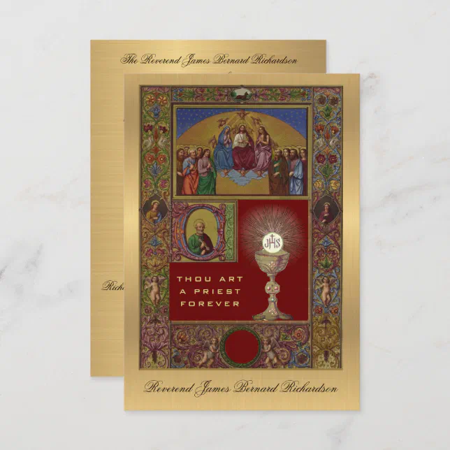 Invitation Catholic Ordination to Holy Priesthood | Zazzle