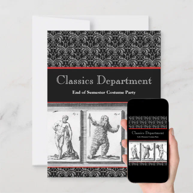 Invitation, Classics, Mythology, Roman Empire Invitation | Zazzle