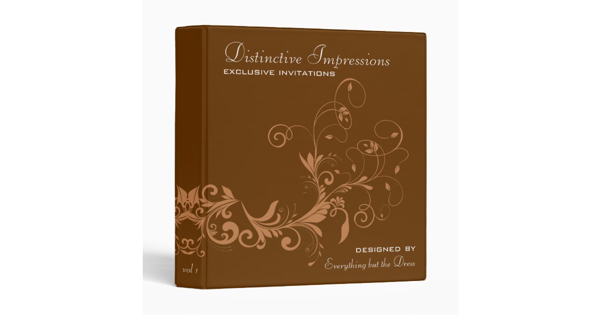 Invitation Display Binder | Zazzle