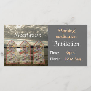 Meditation Invitations | Zazzle