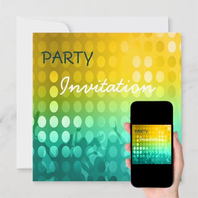 Invitation Party Rave | Zazzle