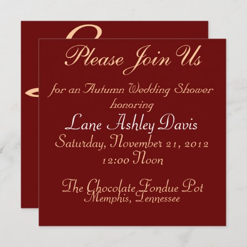 Invitation Sample | Zazzle