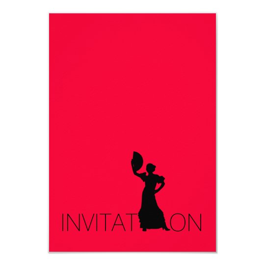 Invitation Tango Flamenco Latin Dance | Zazzle.com