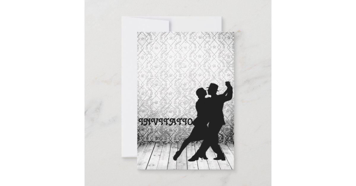 Invitation Tango Flamenco Latin Dance | Zazzle