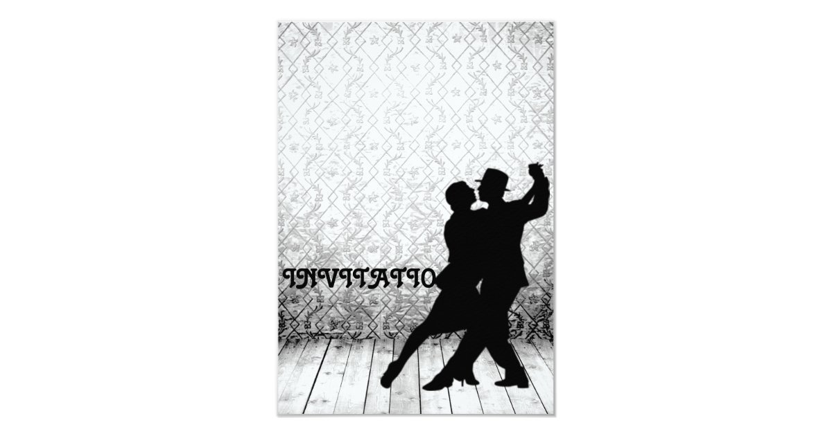Invitation Tango Flamenco Latin Dance | Zazzle.com