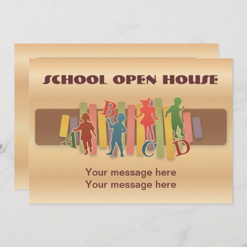 Invitation Template Elementary Education | Zazzle
