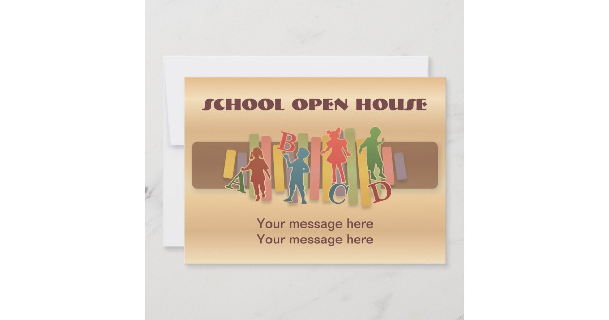 Invitation Template Elementary Education | Zazzle