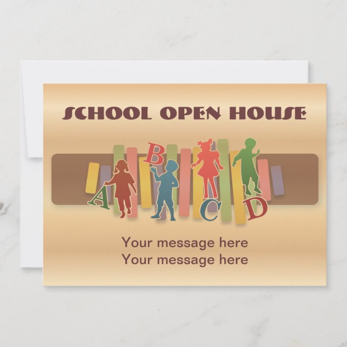 Invitation Template Elementary Education | Zazzle