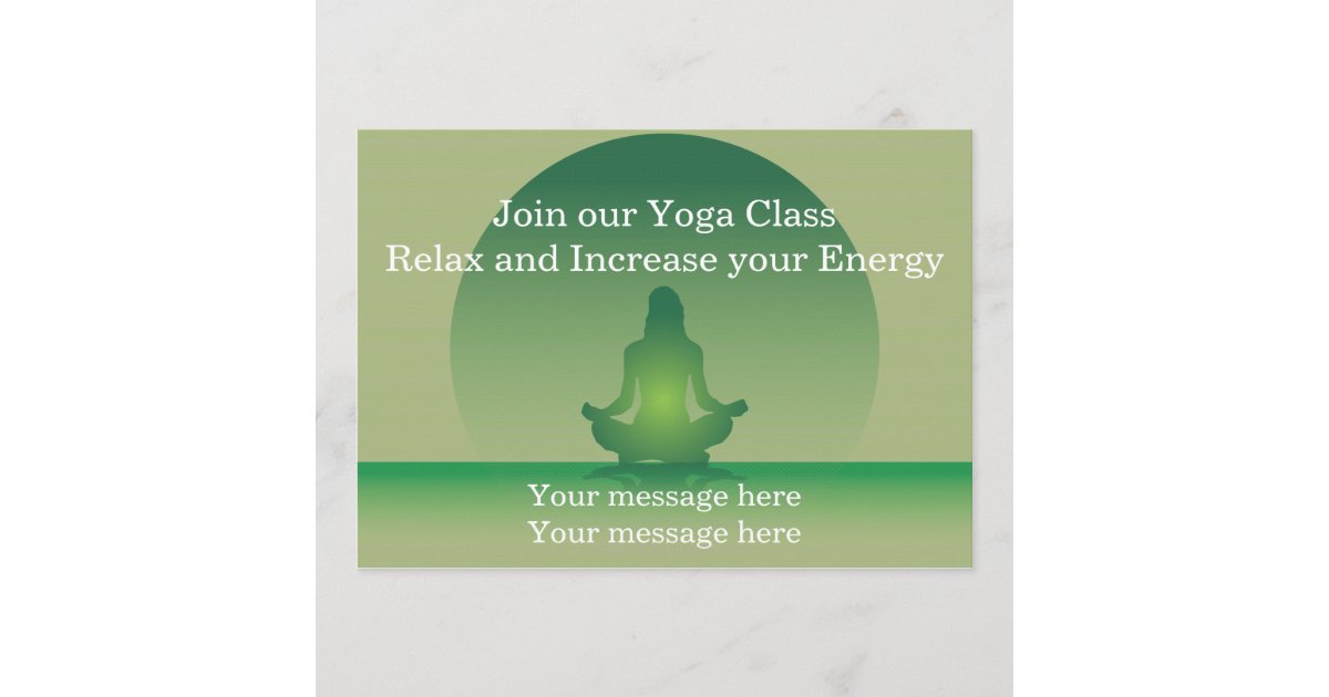 Invitation Template Yoga | Zazzle.com