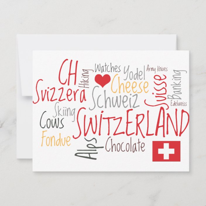 Invitation to a Swiss Theme Event | Zazzle.com