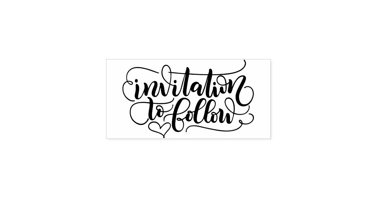 invitation-to-follow-save-the-date-calligraphy-rubber-stamp-zazzle
