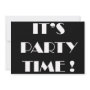 Invitations "it's party time" - customize wording | Zazzle