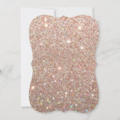 Invite - Rose Gold Glit Fab Sweet Sixteen | Zazzle