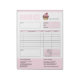 Invoice Form Business Quotation Bakery cake sweets Notepad | Zazzle