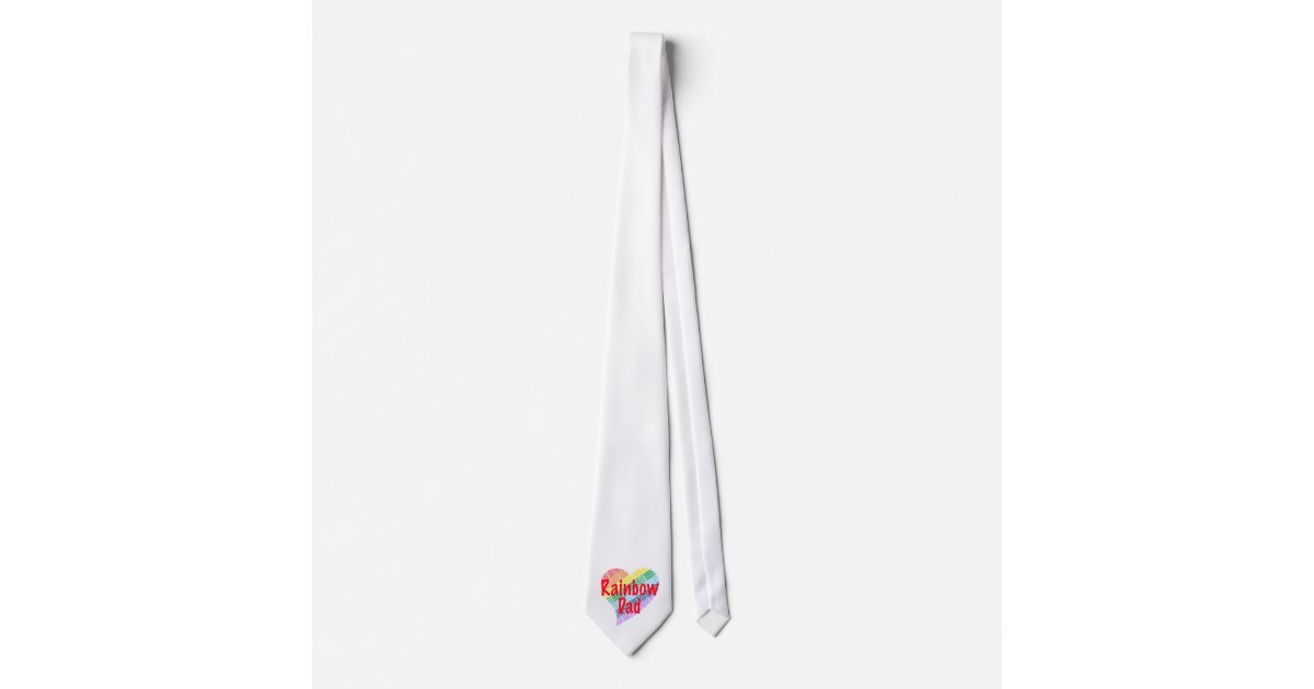 IORG Rainbow Dad tie | Zazzle