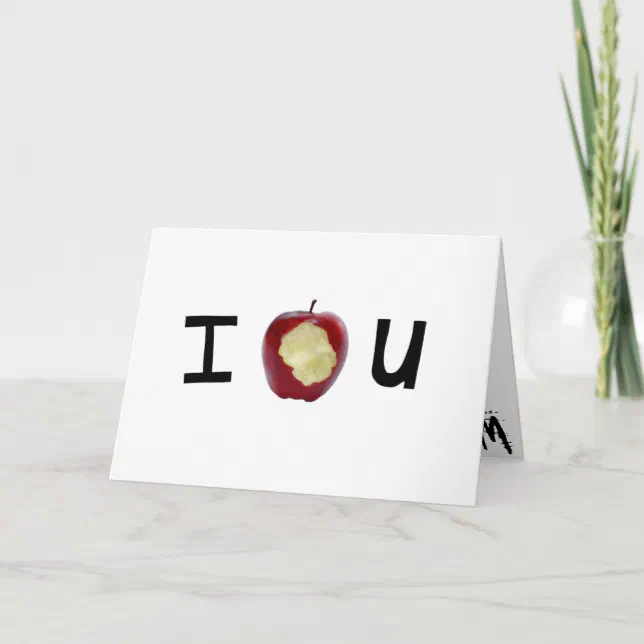 IOU Greeting card | Zazzle