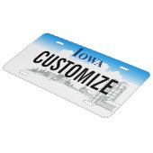 Iowa Custom License Plate | Zazzle