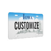 Iowa Custom License Plate | Zazzle