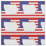 State of Iowa Tartan Fabric | Zazzle