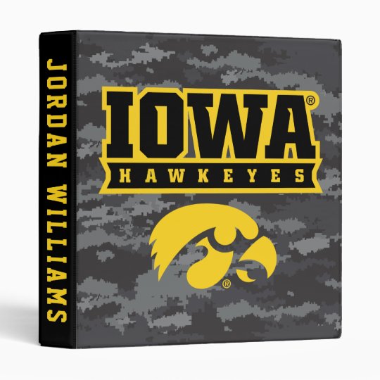 Iowa Hawkeyes | Camouflage 3 Ring Binder | Zazzle.com