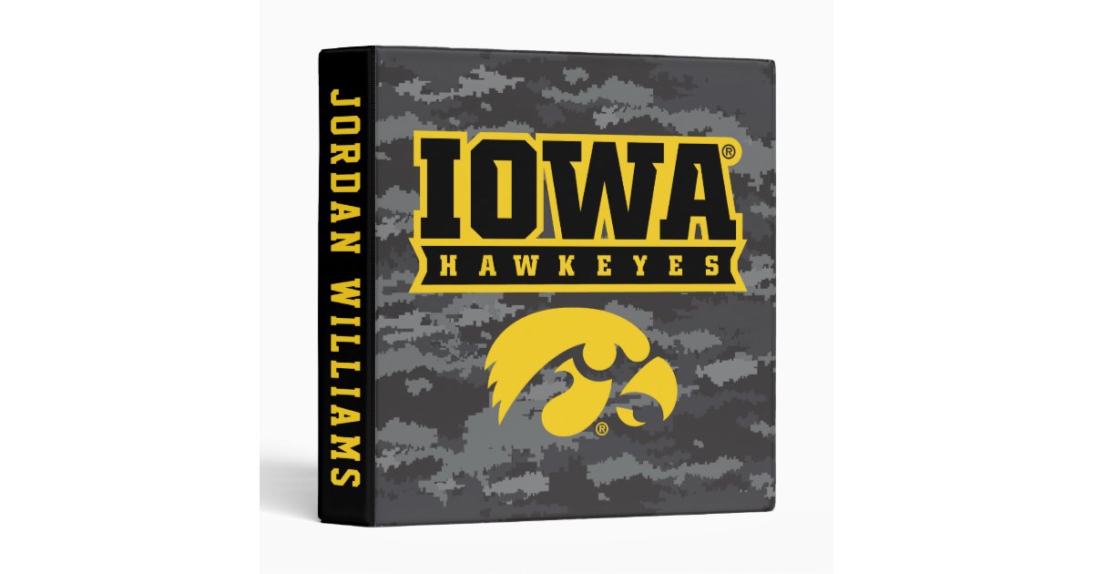 Iowa Hawkeyes | Camouflage 3 Ring Binder | Zazzle