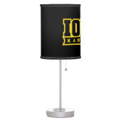 Iowa Hawkeyes Logotype Table Lamp | Zazzle