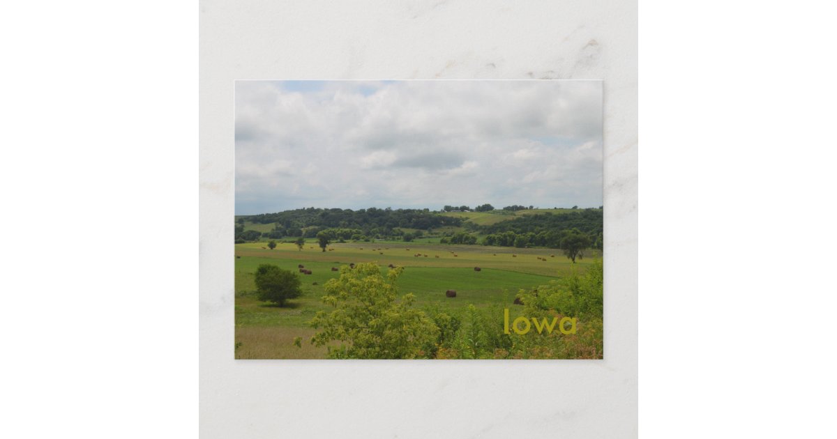 Iowa Landscape Postcard | Zazzle