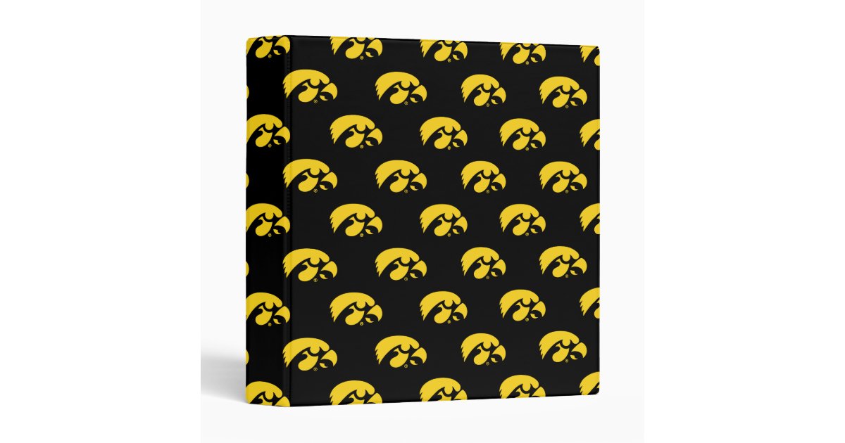 Iowa Logo | Hawkeye 3 Ring Binder | Zazzle