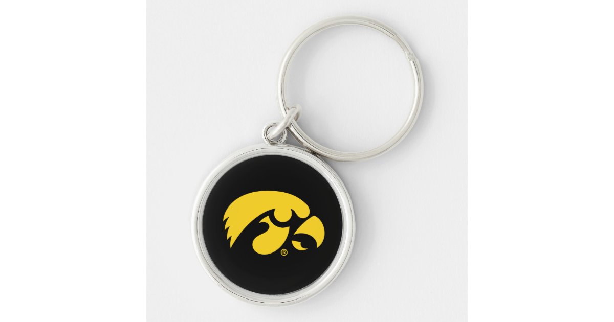 Iowa Logo | Hawkeye Keychain | Zazzle