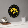 Iowa Logo | Hawkeye Large Clock | Zazzle