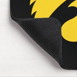 Iowa Logo | Hawkeye Mouse Pad | Zazzle