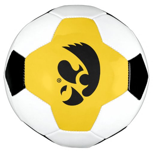 Iowa Logo | Hawkeye Soccer Ball | Zazzle