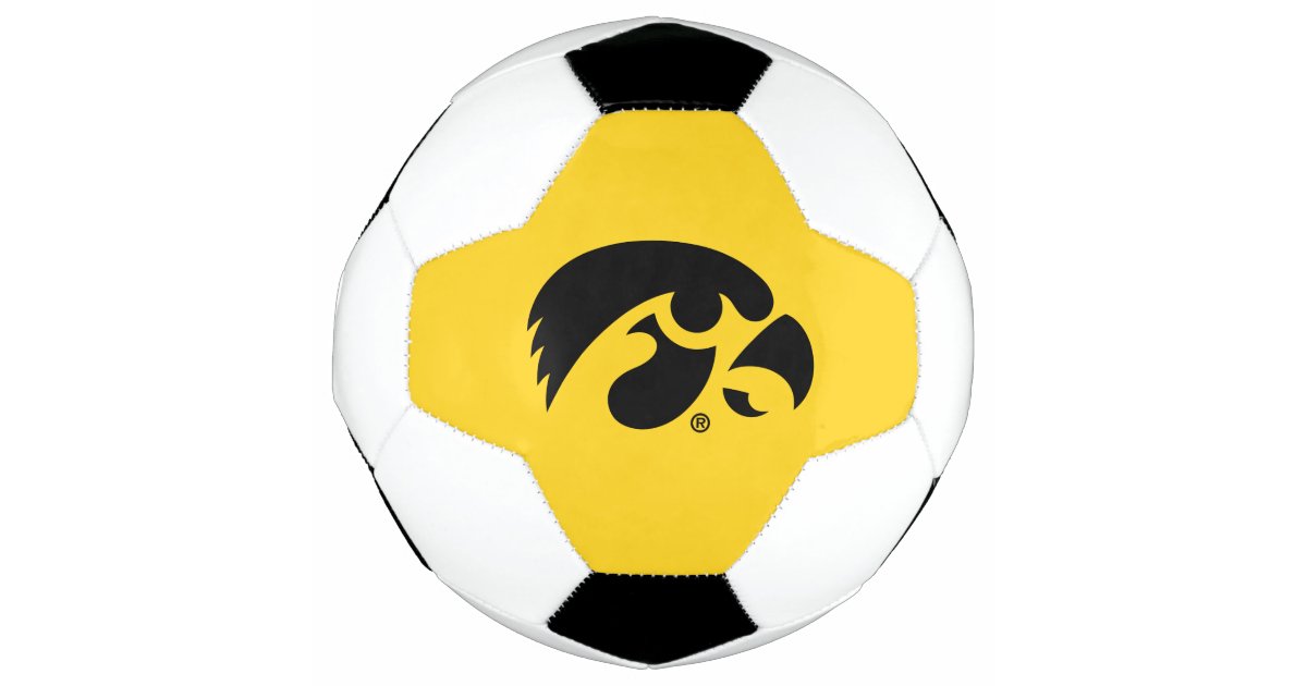 Iowa Logo | Hawkeye Soccer Ball | Zazzle