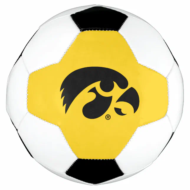 Iowa Logo | Hawkeye Soccer Ball | Zazzle