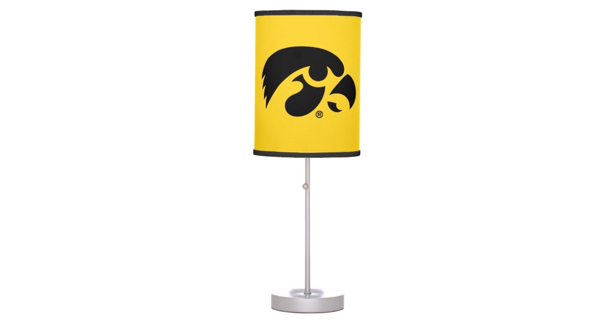 Iowa Logo | Hawkeye Table Lamp | Zazzle